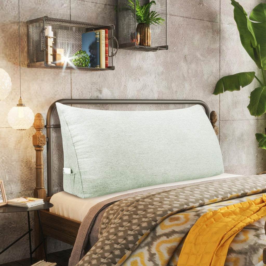 Large Pillow Positioning Wedge No Button ——Ivory – wowmax